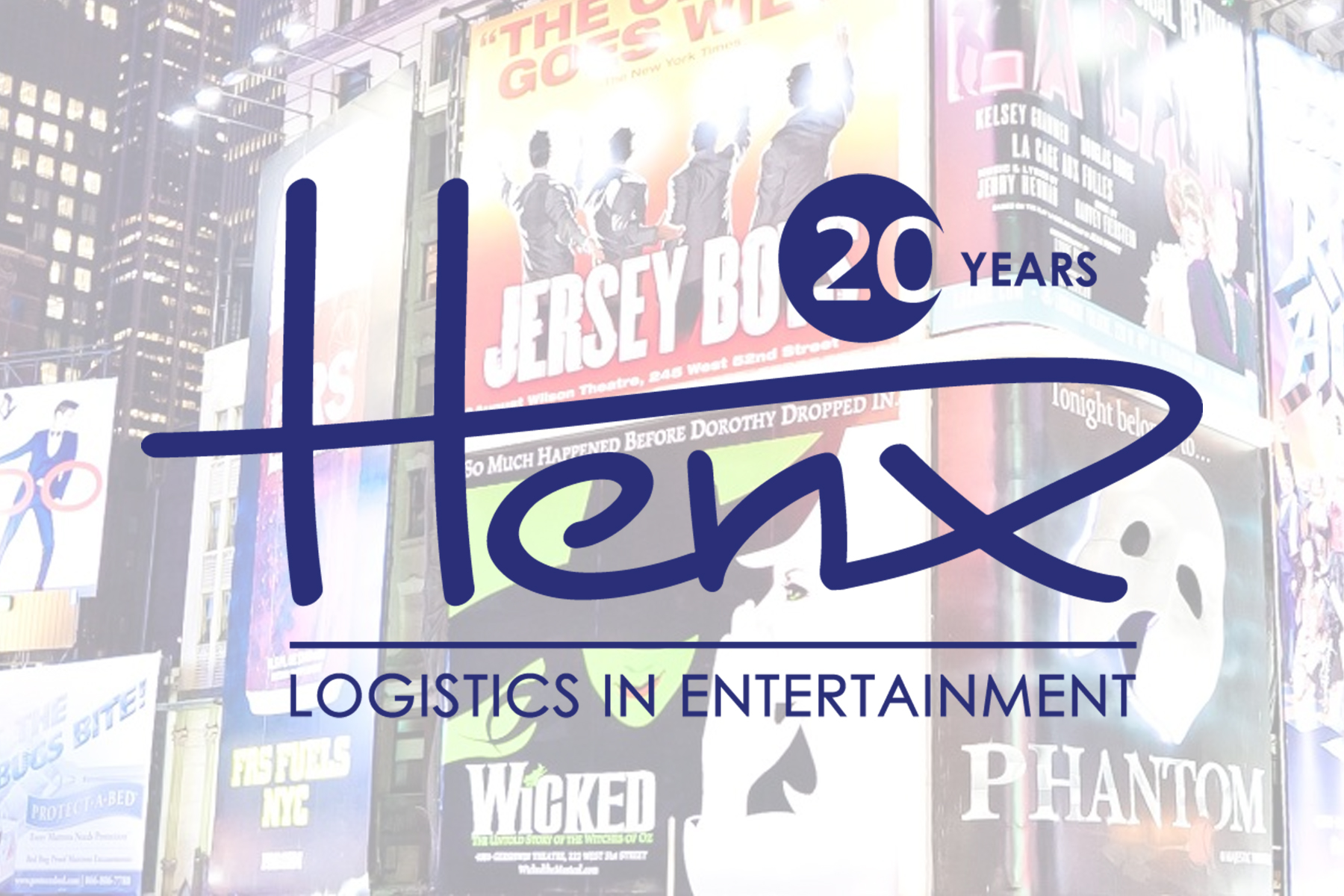 20 years of logistics in entertainment